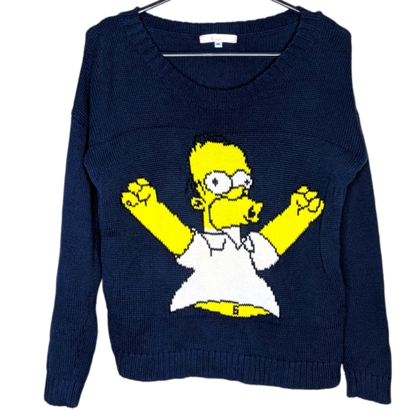 Beautiful Life Sweaters Homer Simpson Woohoo Knit Jumper Poshmark